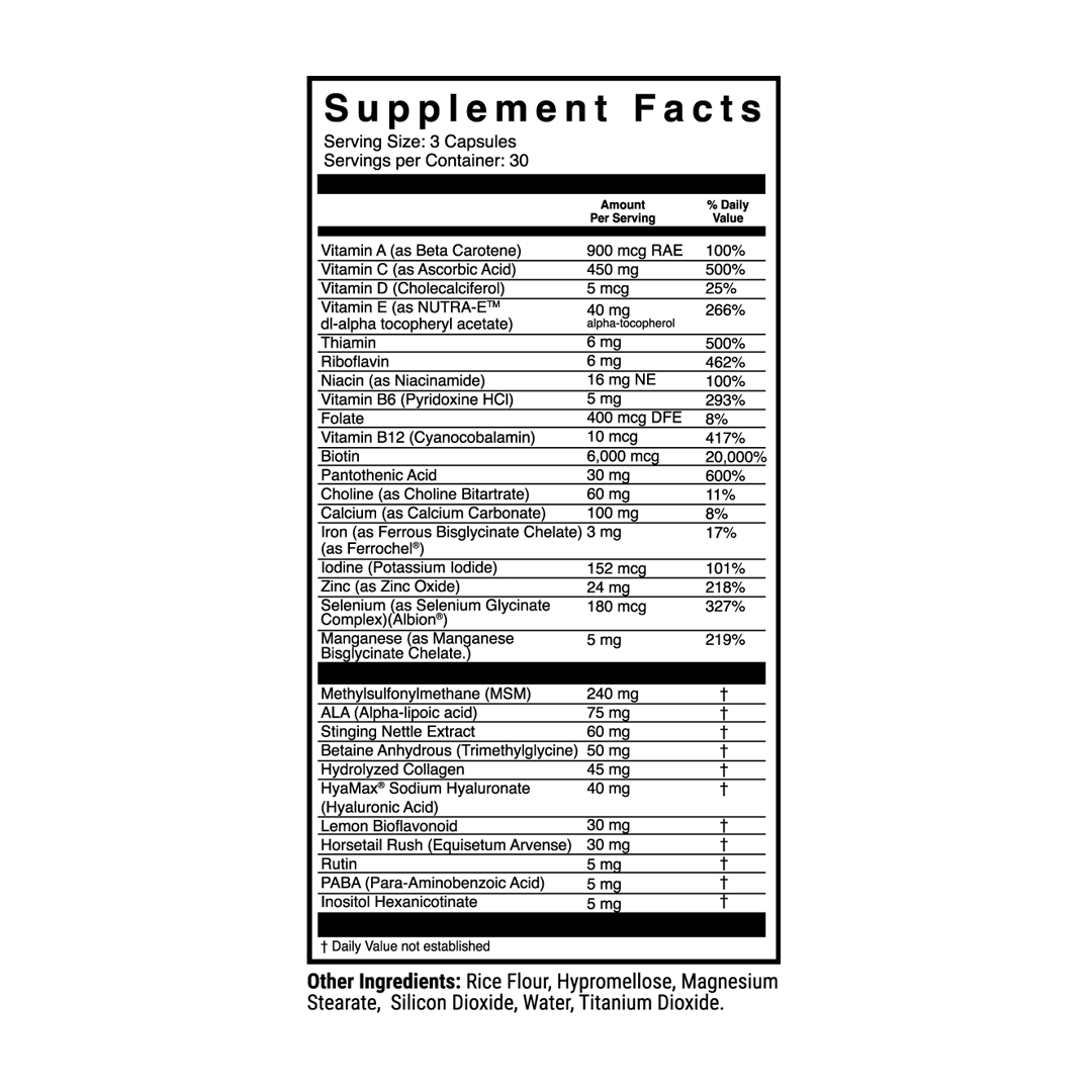 Hair Skin Nail Essentials Supplement By 1st Phorm... – Get Yok'd Nutrition