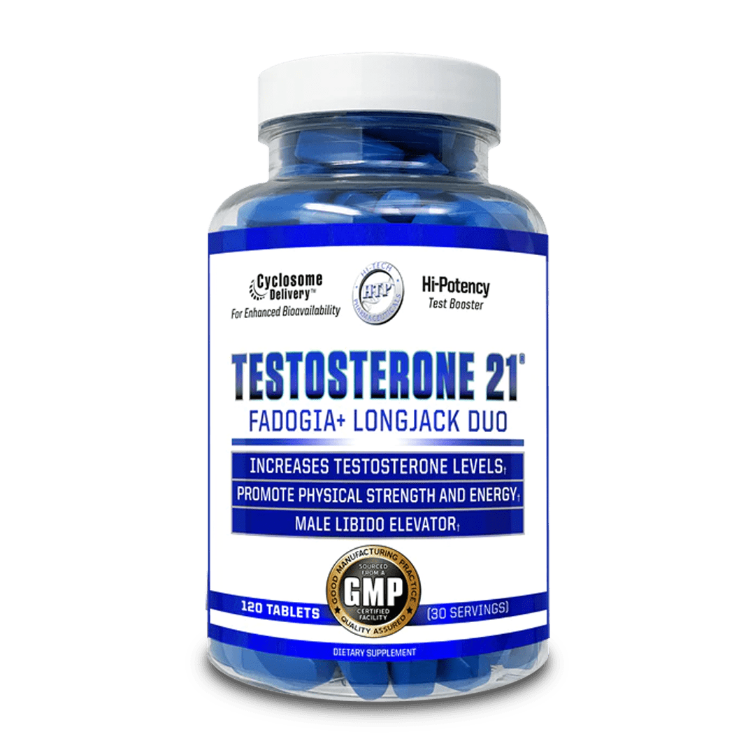 Hi-Tech Pharmaceuticals Testosterone 21–120 Tablets – Get Yok'd Nutrition