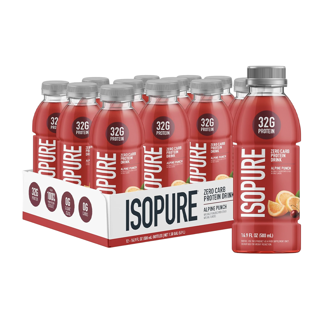 Isopure Zero Carb Protein Drink Supplement By The Isopure Company ...