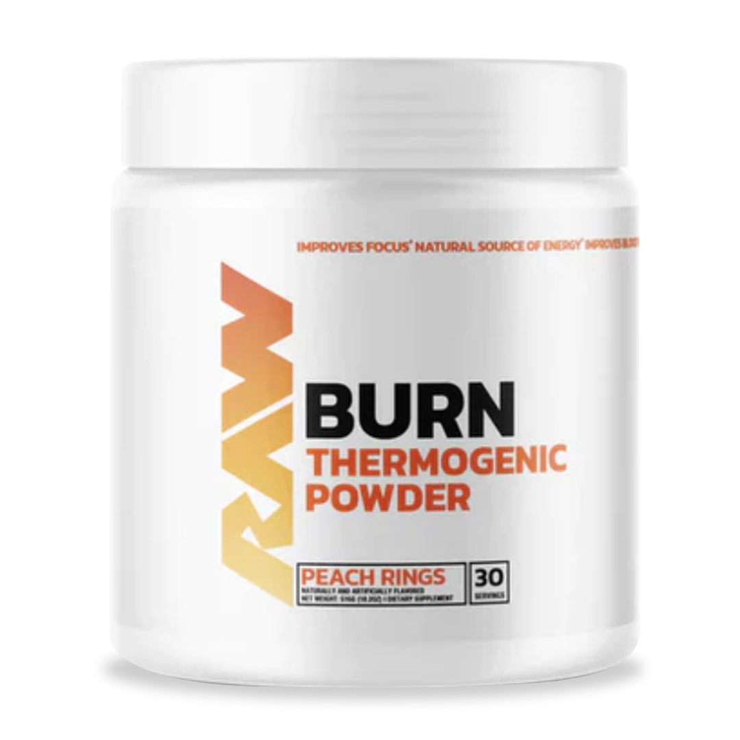 Raw Burn 30 Servings Peach Rings Fat Burner By Raw Nutrition... – Get ...