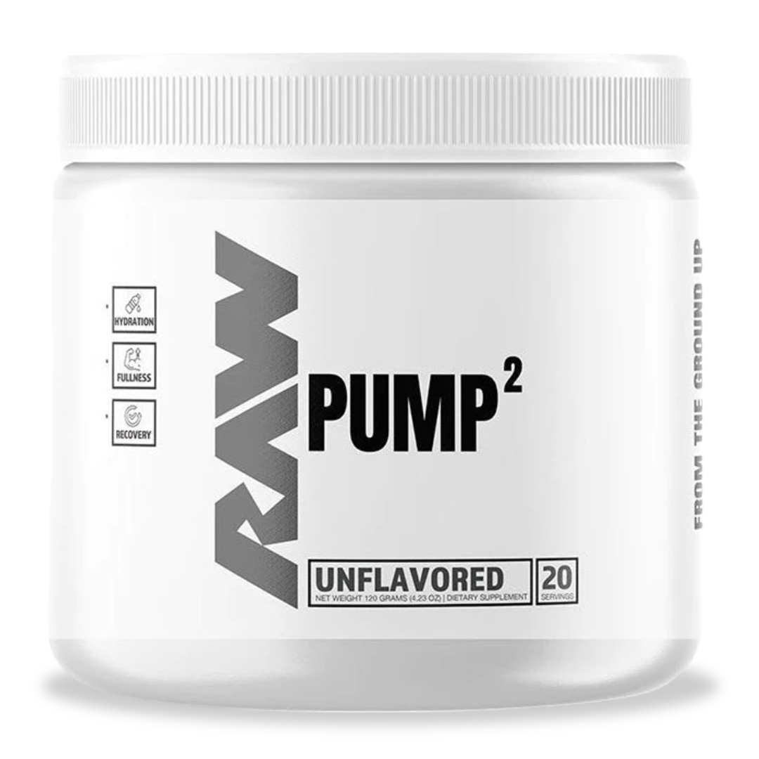 RAW Nutrition - RAW PUMP² - 20 Servings Unflavored – Get Yok'd Nutrition