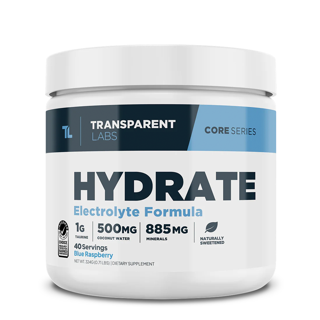 Hydrate Supplement By Transparent Labs... – Get Yok'd Nutrition
