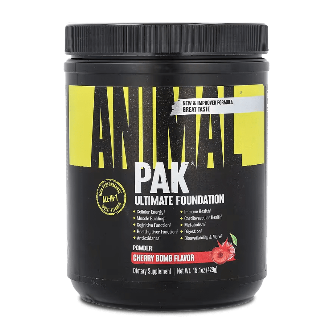 Animal Pak Powder 30 Servings Cherry Bomb Multivitamin By Universal ...