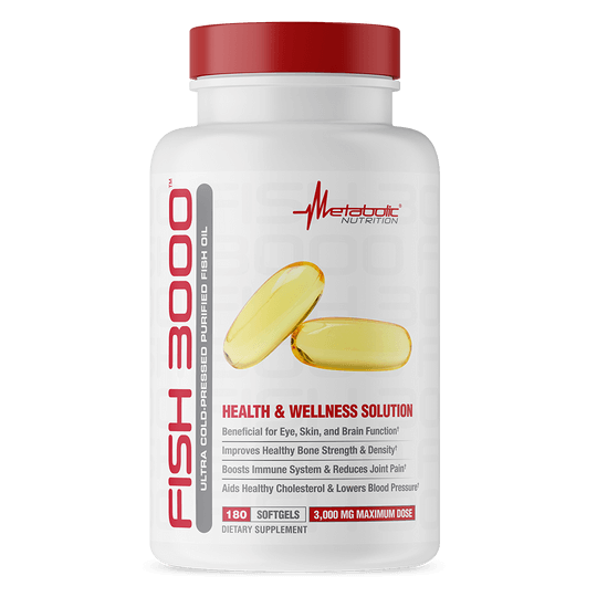 Fish 3000 Supplement By Metabolic Nutrition... – Get Yok'd Nutrition